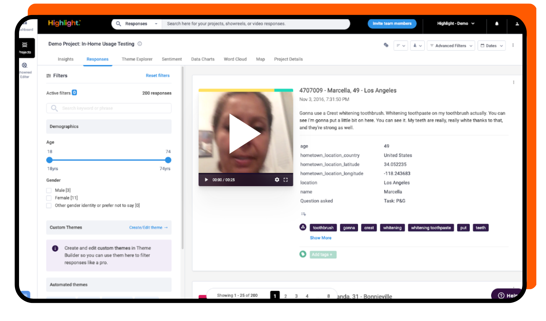 In-Home Product Testing Platform | Highlight
